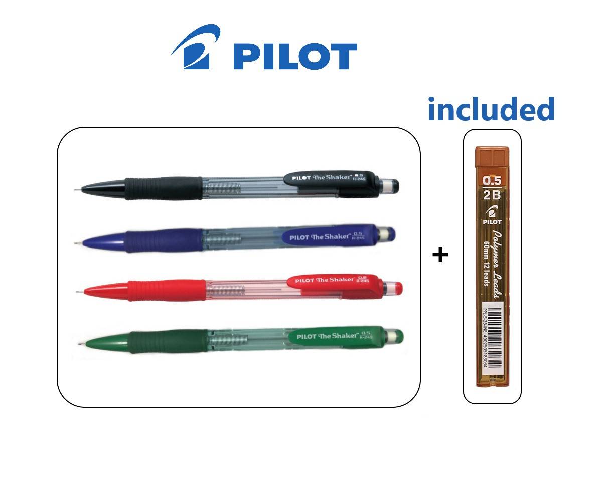 H-245 0.5MM Pilot Shaker Mechanical Pencil + Pencil Lead 1's